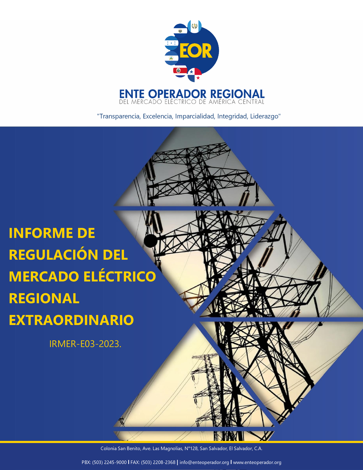 Irmer E 03 2023 Informe De RegulaciÓn Del Mercado ElÉctrico Regional