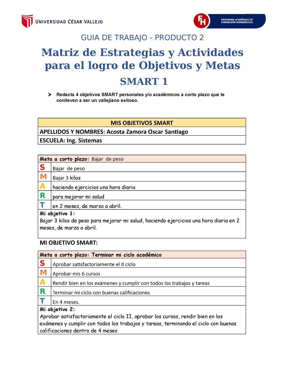 Matriz Smart Guia De Trabajo Producto Matriz De Estrategias Hot Sex