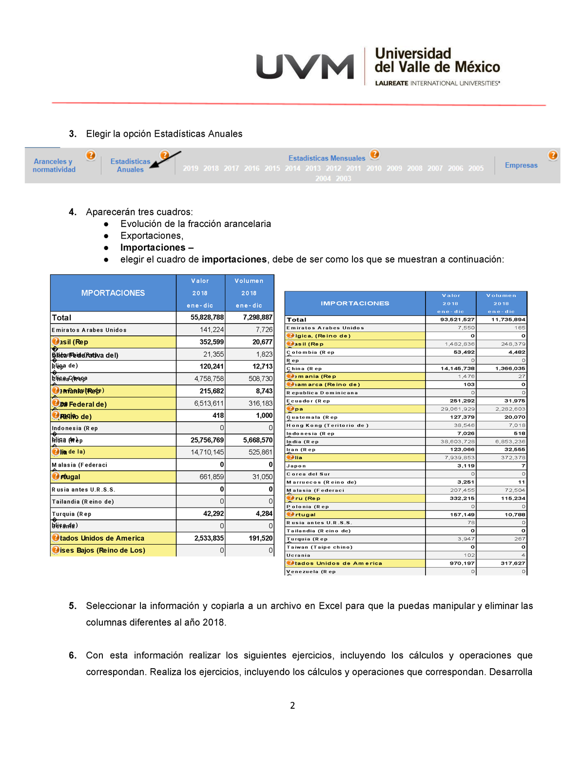 Etapa 1 Probabilidad Ing 3 Elegir La Opción Estadísticas Anuales 4