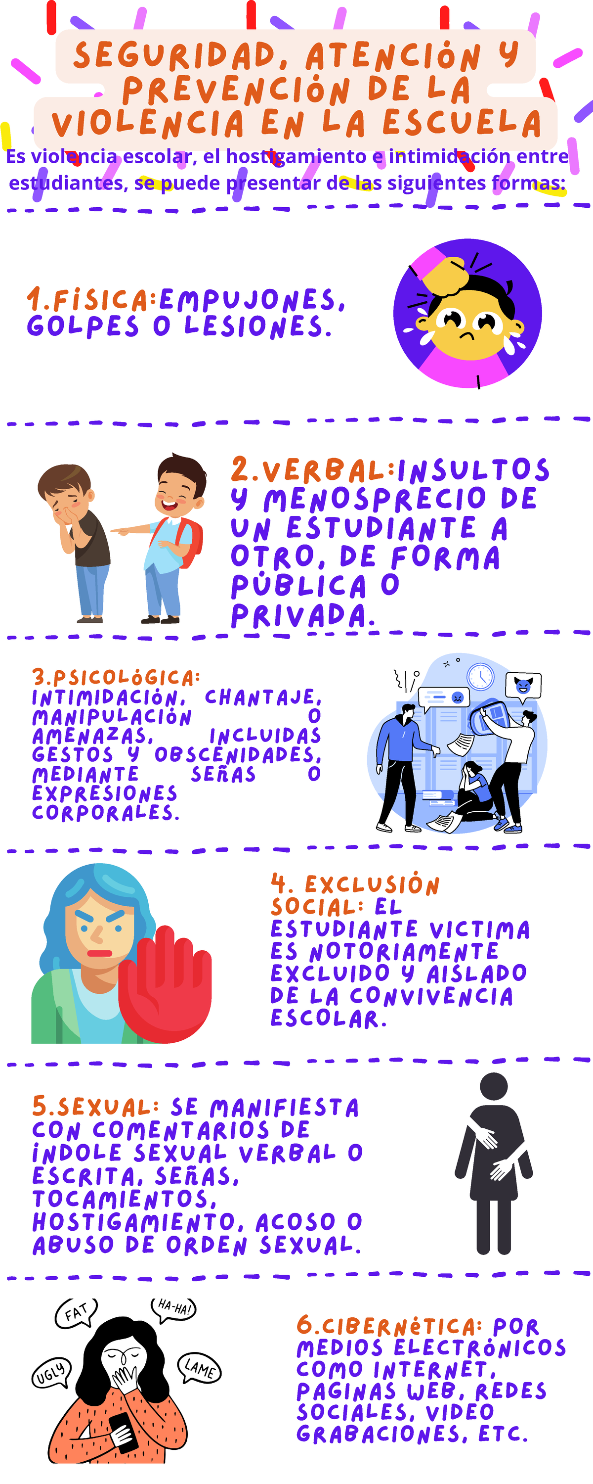 Act 7 Infografía Prevención Violencia Escolar 2insultos Y