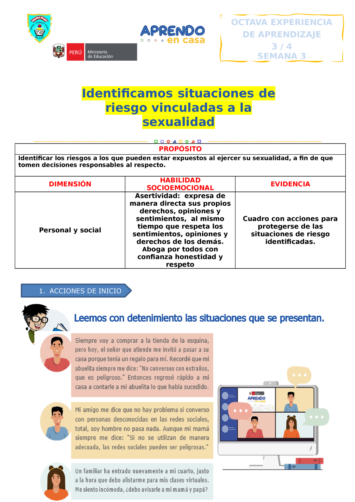 Actividad 3 Experiencia 8131 Identificamos Situaciones De Riesgo