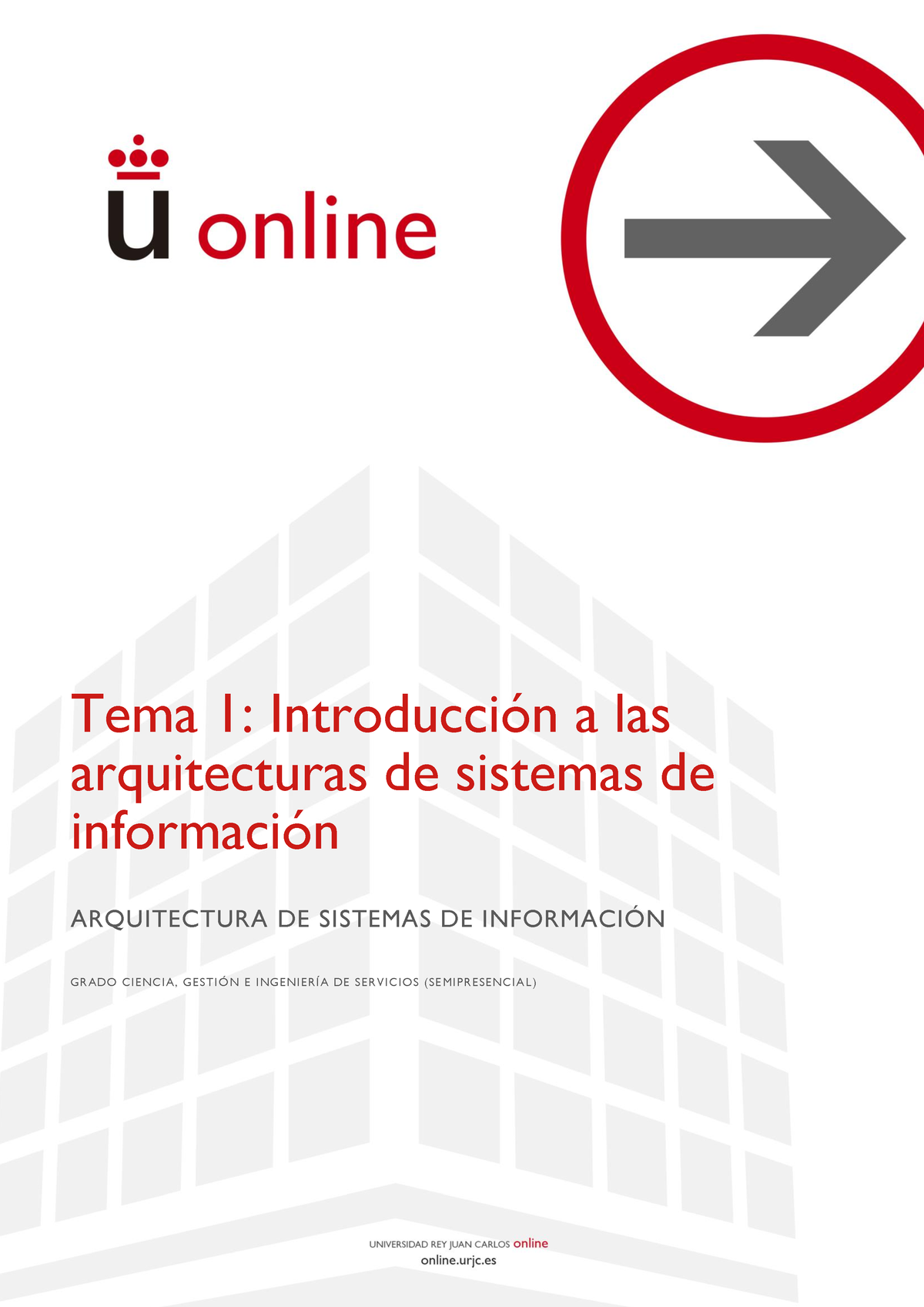 Arquitectura De Sistemad De Información Tema1 Asi 2018 19 Tema 1