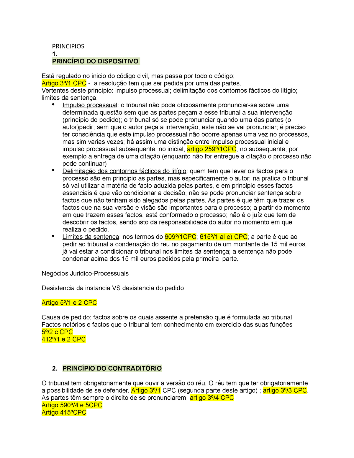 Oj 2 Organização Judiciária Resumos Principios 1 PrincÍpio Do