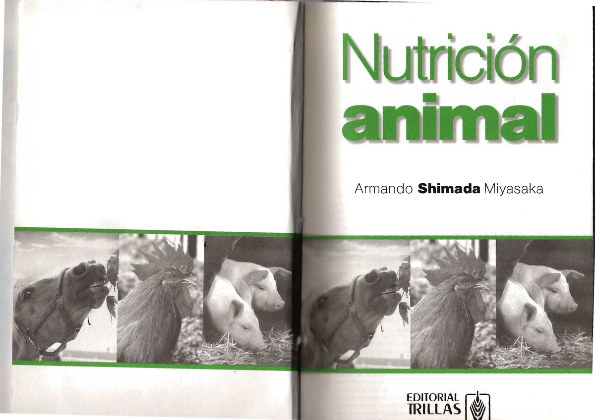 Libro Completo De Nutrición Animal De Armando Shimada Miyasaka 2003