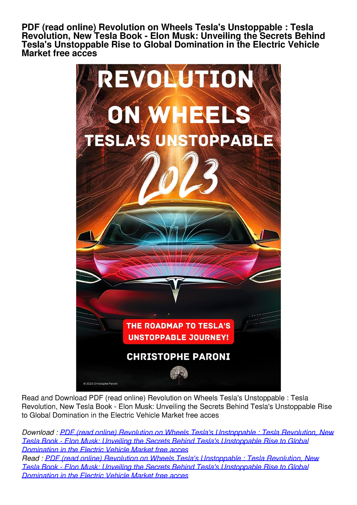 Revolution On Wheels Teslas Unstoppable Tesla Revolution New Tesla Book