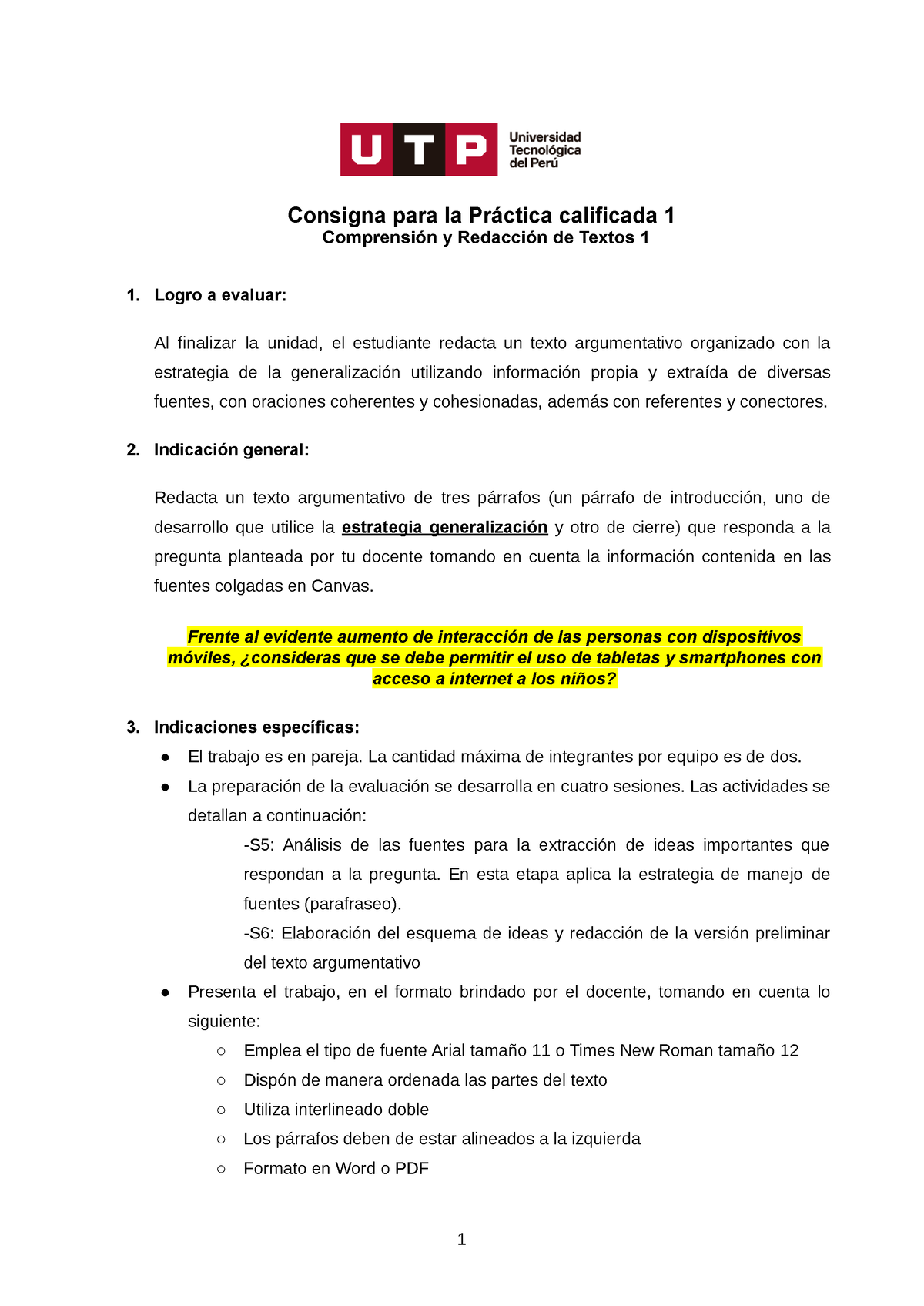 Pc1 Versión Preliminar Consigna Para La Práctica Calificada 1