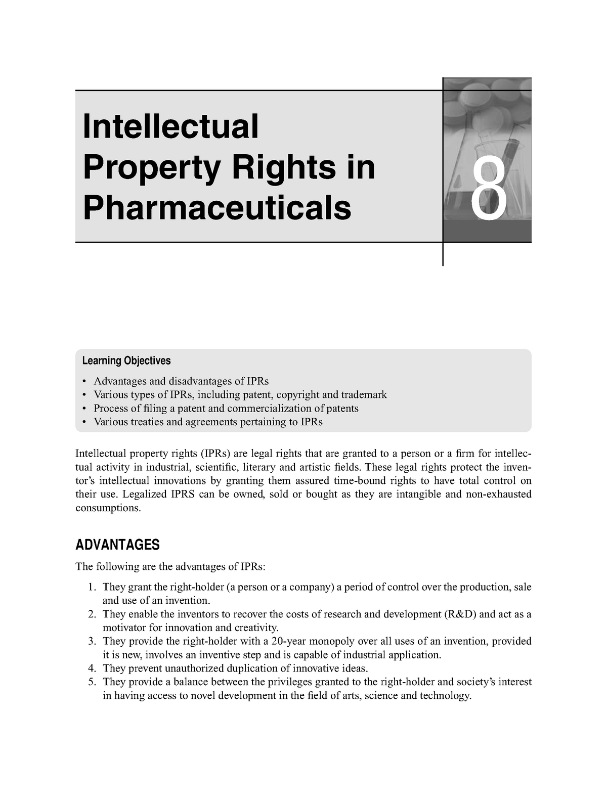 7 Intellectual Studies Pharmaceuticals 8 Intellectual Property