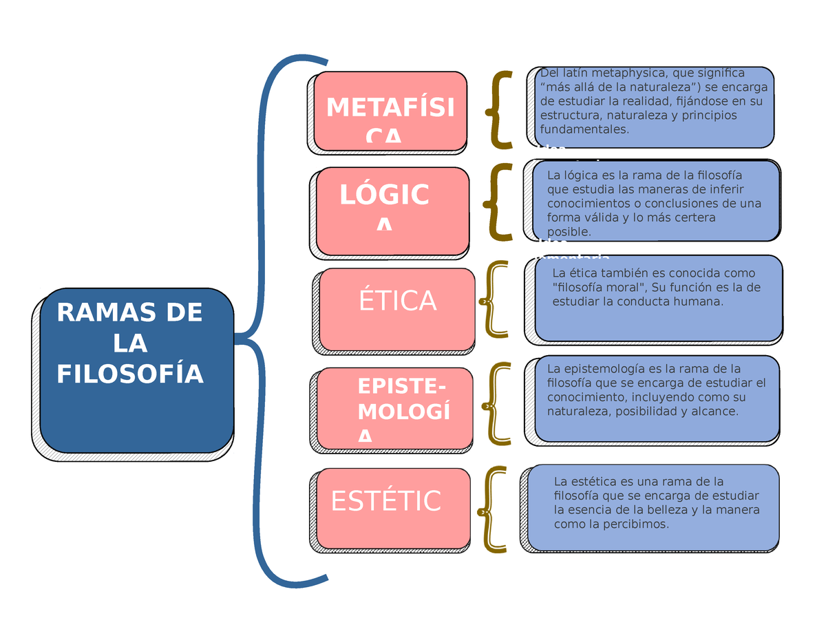 Ramas De La Filosofía Espero Les Sirva Del Latín Metaphysica Que