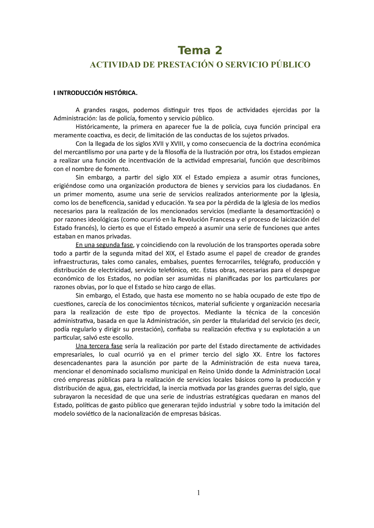 Tema 2 Tema 2 Derecho Administrativo Iii Tema 2 Actividad De