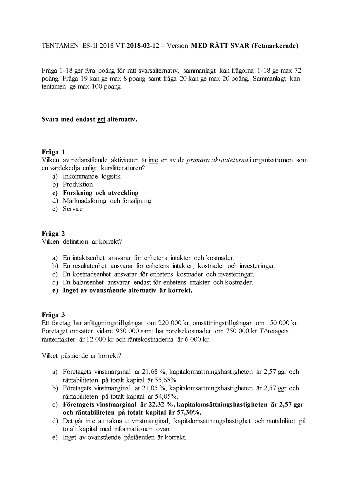 Tenta 12 Februari 2018 Frågor Och Svar Tentamen Es Ii 2018 Vt 2018