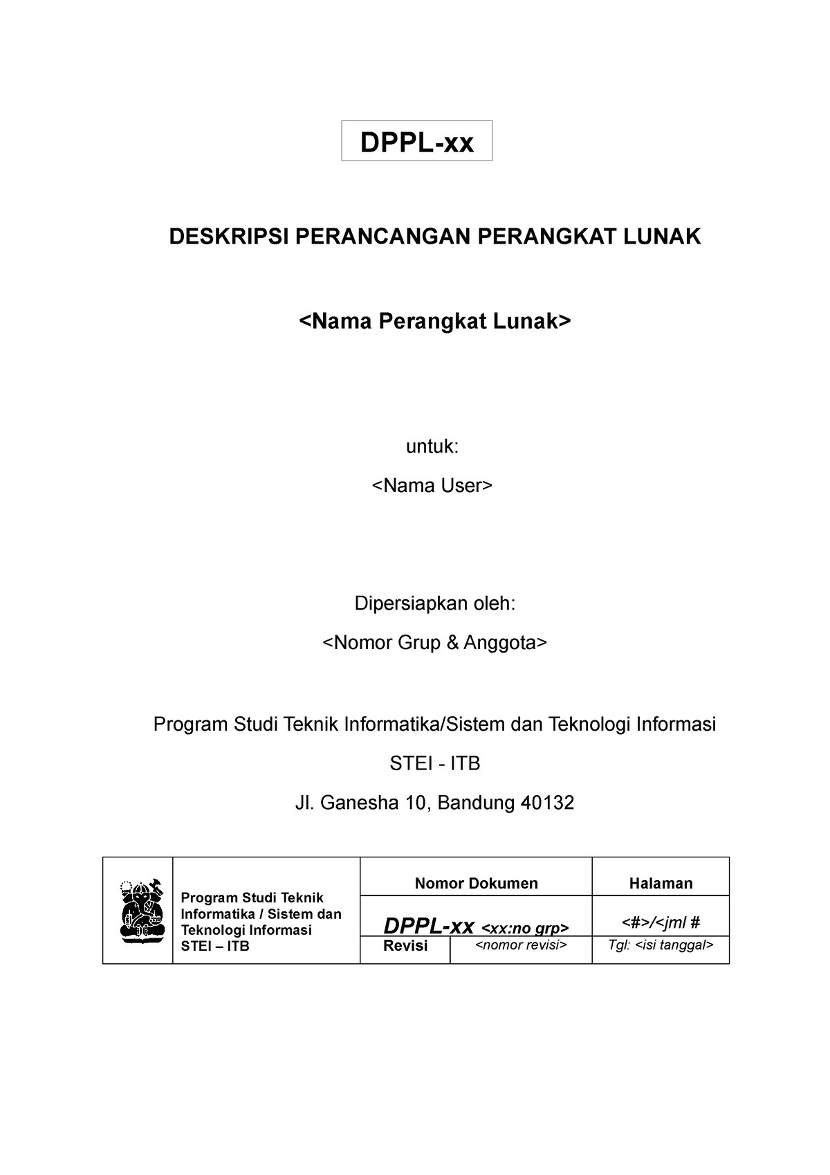 Deskripsi Perancangan Perangkat Lunak Pr Deskripsi Perancangan