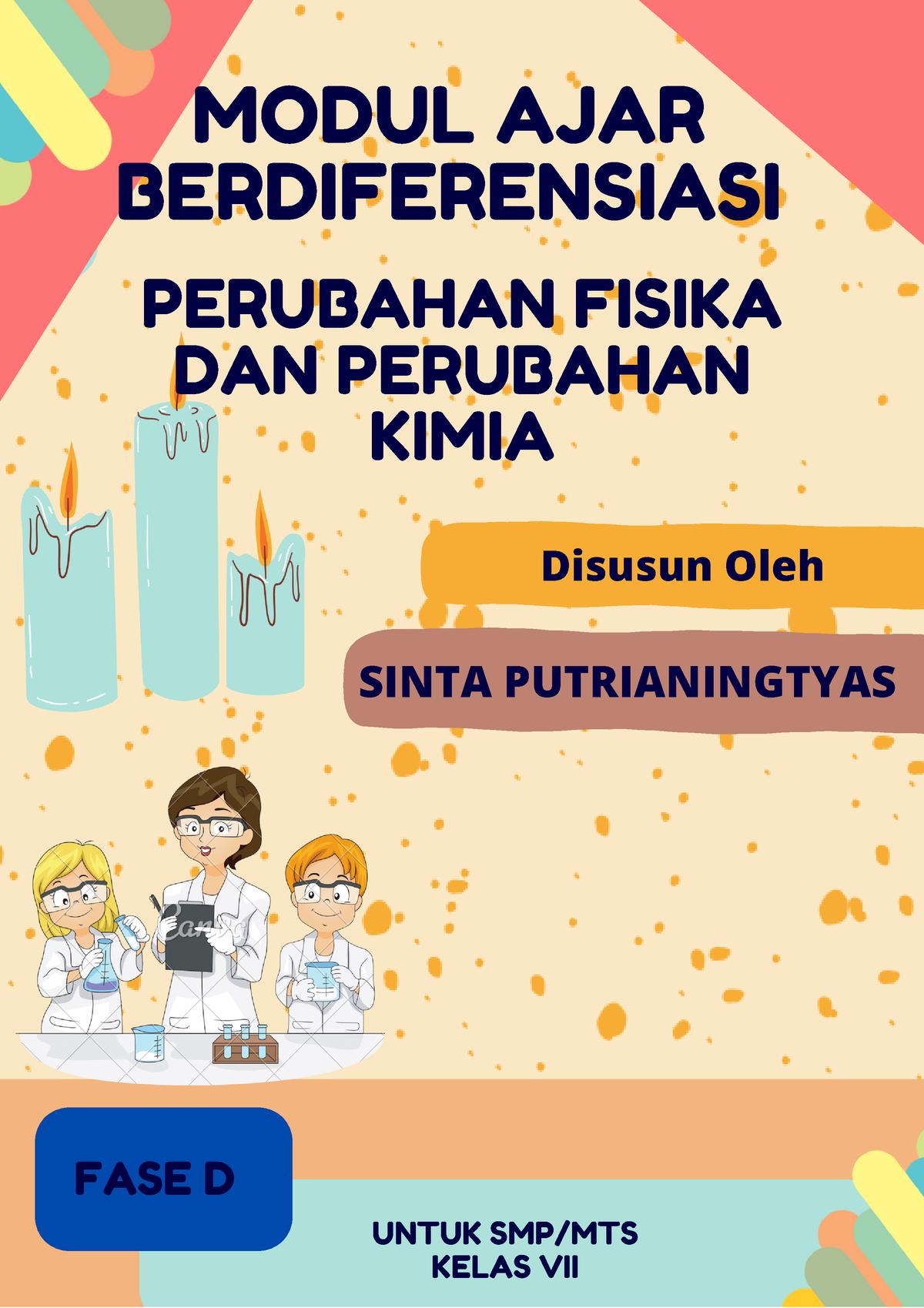 Modul Ajar Berdiferensiasi Perubahan Fisika Dan Perubahan Kimia Modul