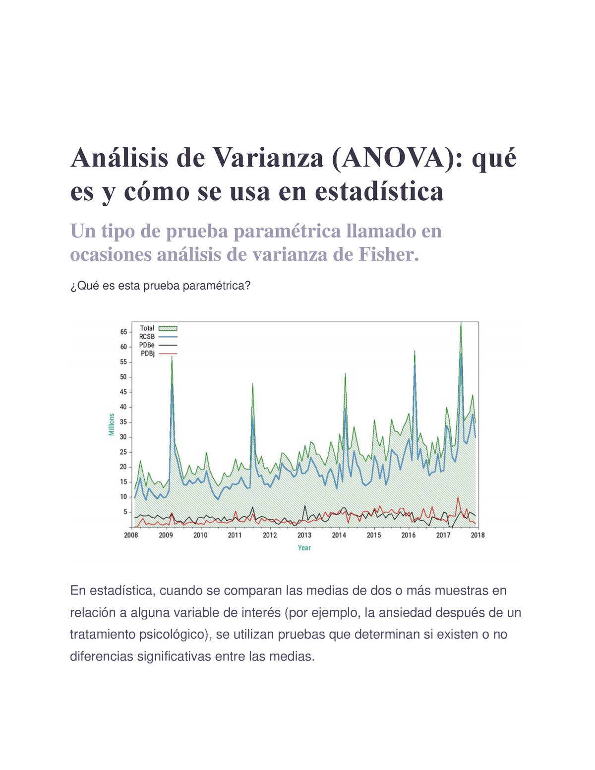 Análisis De Varianza Análisis De Varianza Anova Qué Es Y Cómo Se