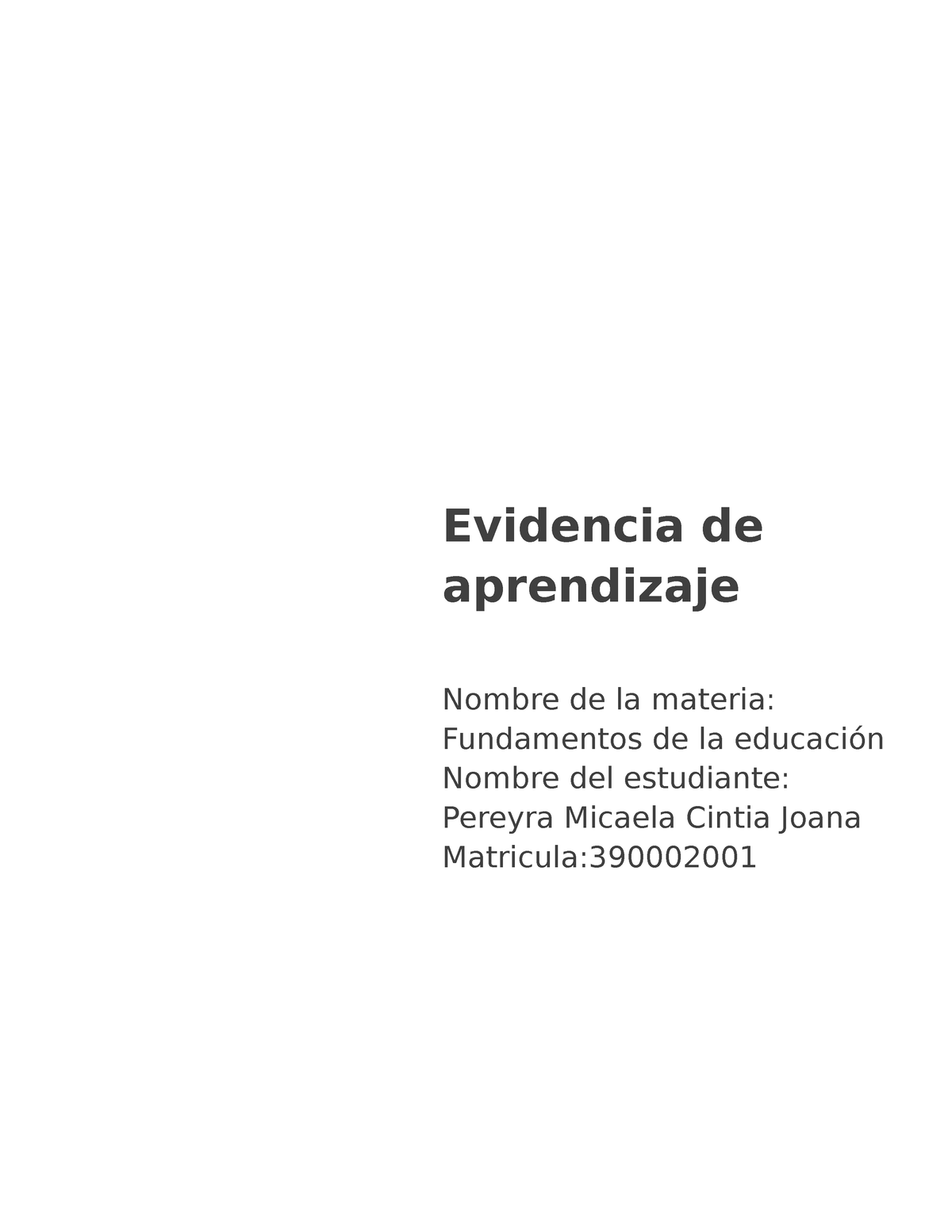 Evidencia De Aprendizaje 3 Evidencia De Aprendizaje Nombre De La