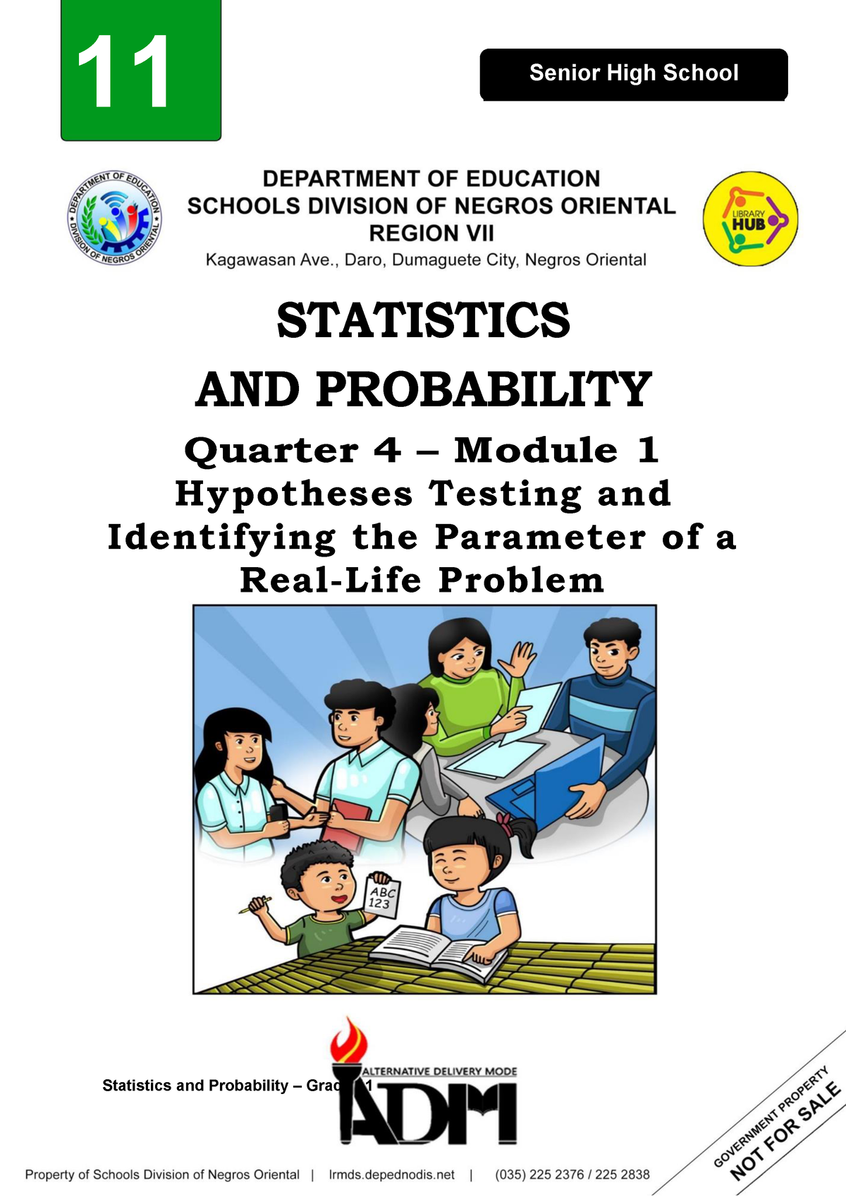 Statistics And Probability Quarter 4 Module 1 Hypotheses Testing And