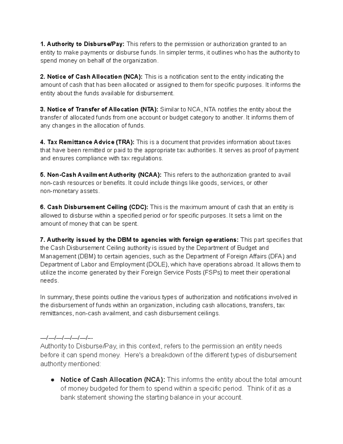 1 Disbursement Accounting For Government And Npo Chapter 5 1