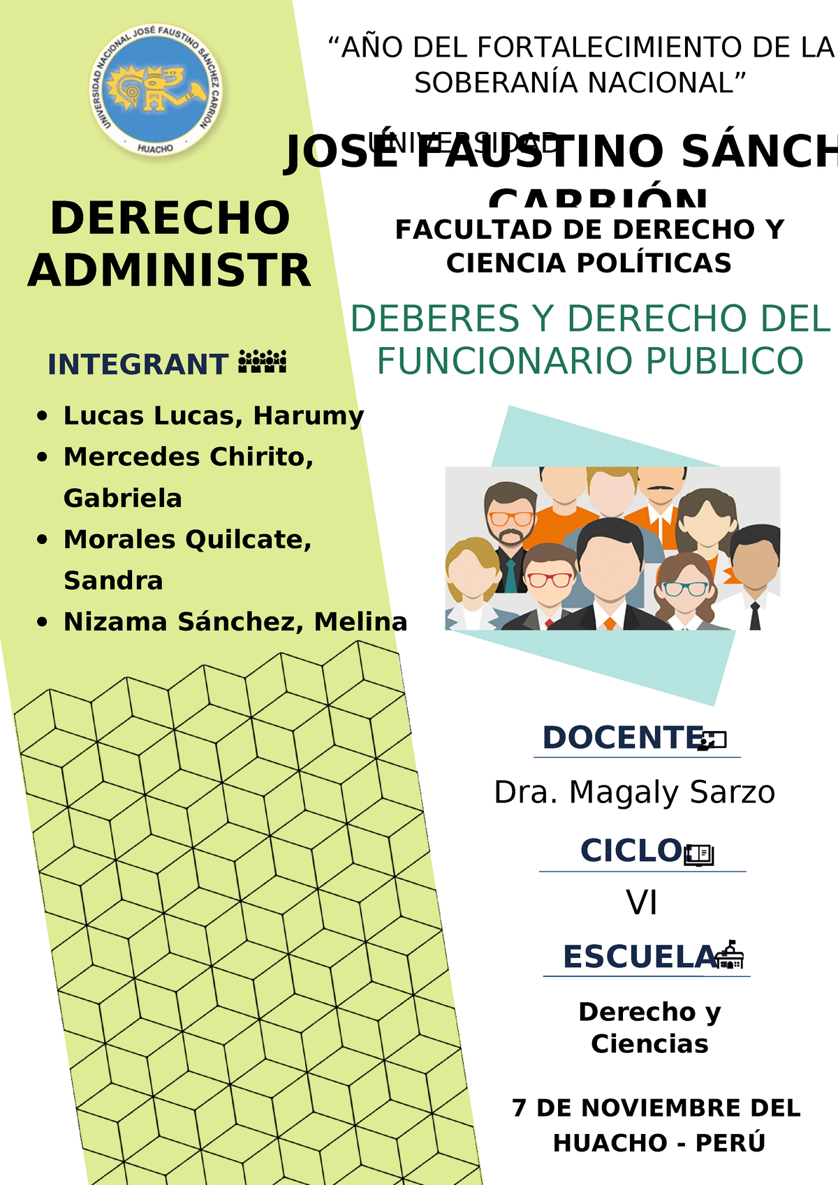 Derecho Aministrativo Monografía Grupo 4 Derecho Administr Ativo