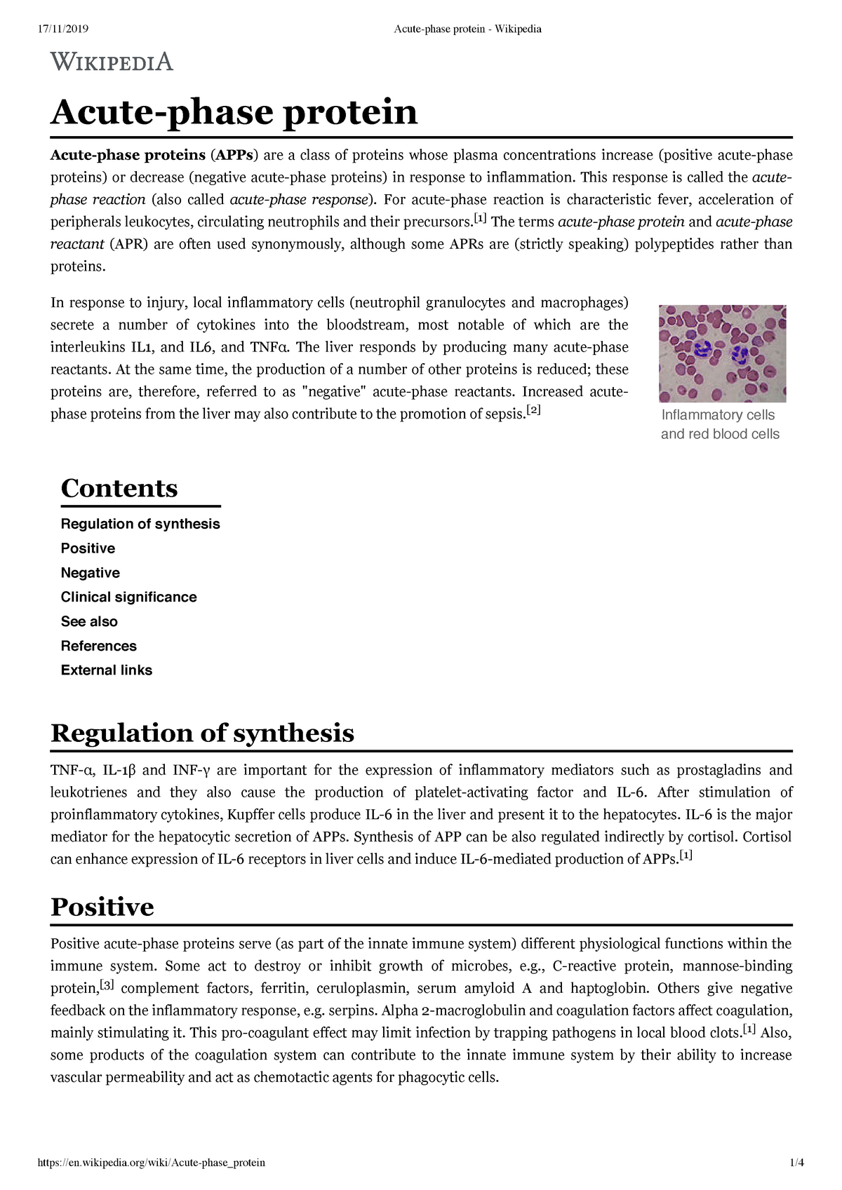 Acute Phase Protein Wikipedia Acute Phase Protein Acute Phase