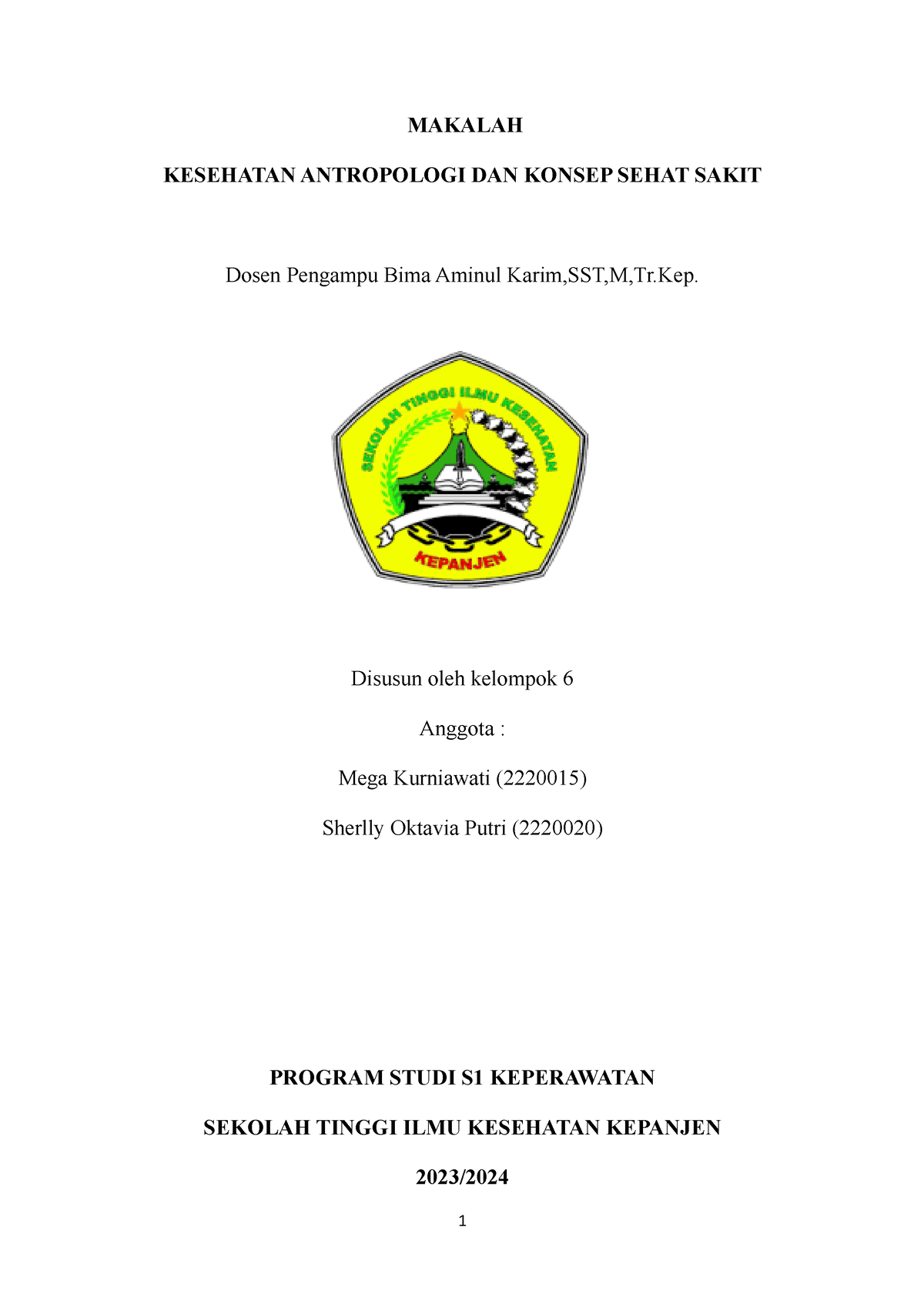 Makalah Psiko Kel 6 Sijklasnlc Makalah Kesehatan Antropologi Dan