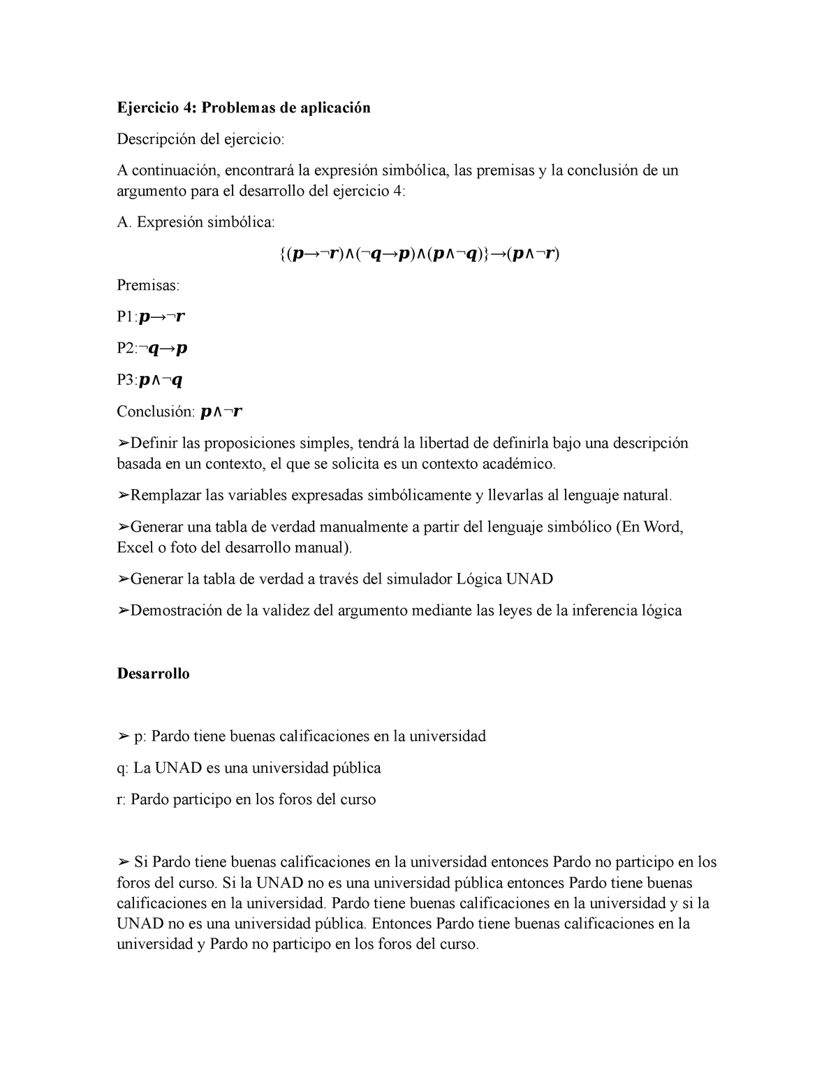 Ejercicio 4 Pensamiento Lógico Y Matemático Ejercicio 4 Problemas