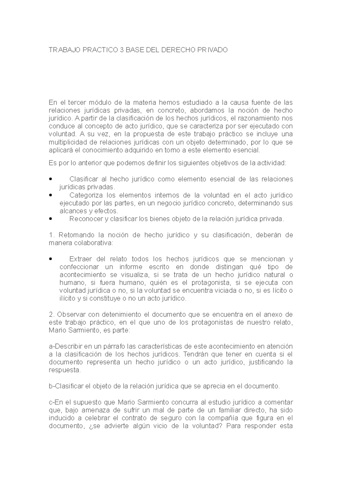 Trabajo Practico 3 Base Del Derecho Privado Trabajo Practico 3 Base