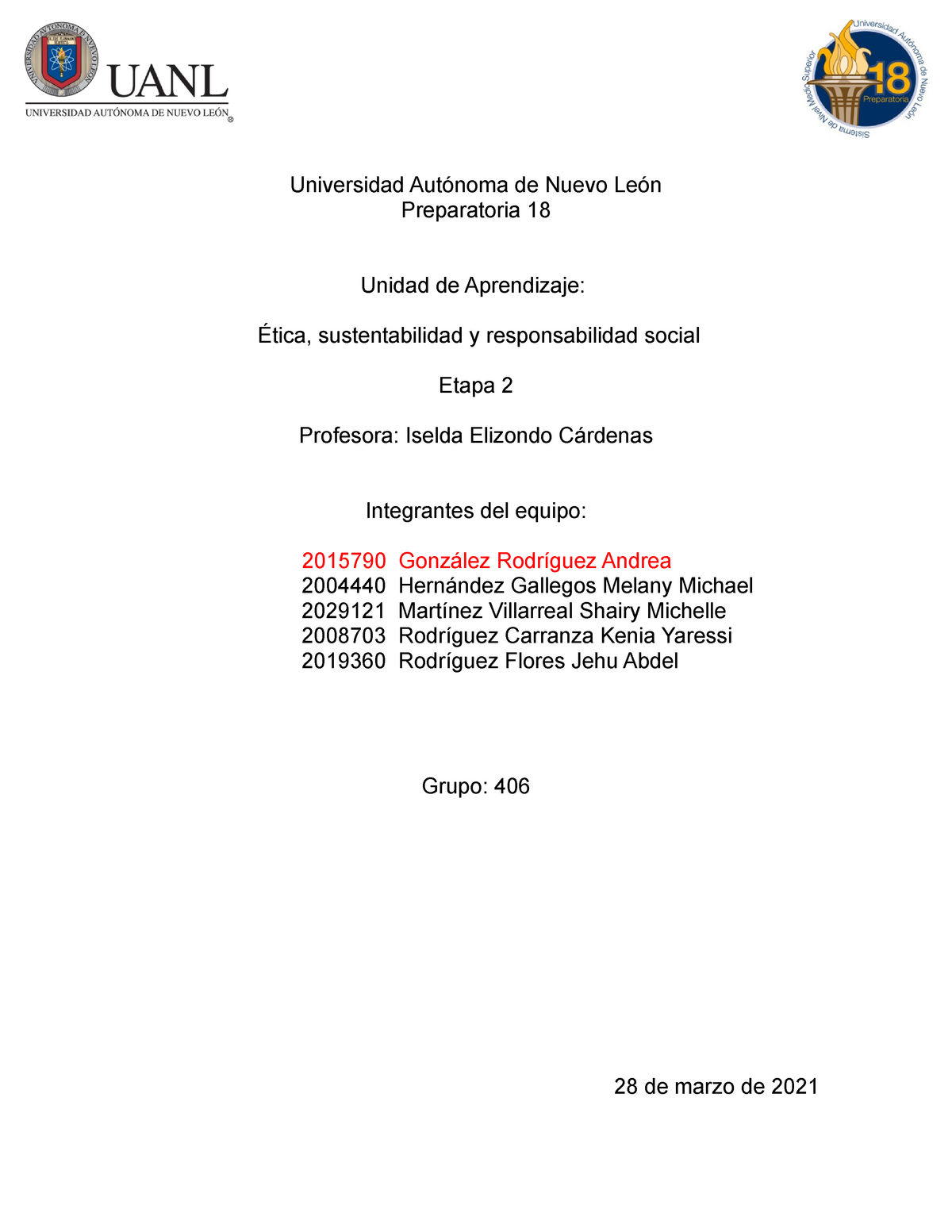 Equipo 2 Ev2 Esrs 1 Evidencia De Aprendizaje Etapa 2 De Etica