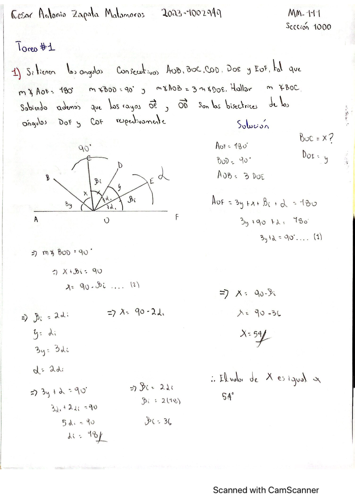 Guía Del Primer Parcial Geometria Analitica Geometria Y