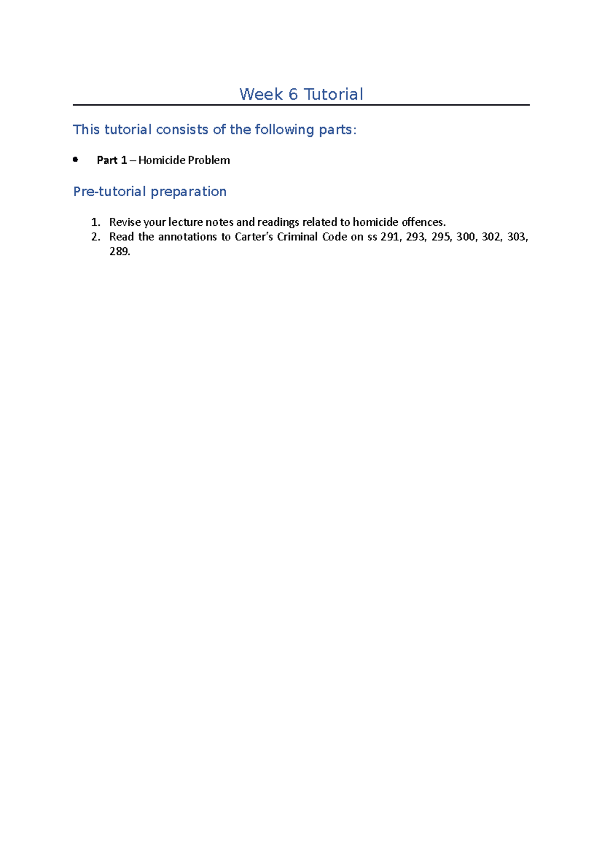 Llb106 Week 6 Tutorial 2023 Week 6 Tutorial This Tutorial Consists Of