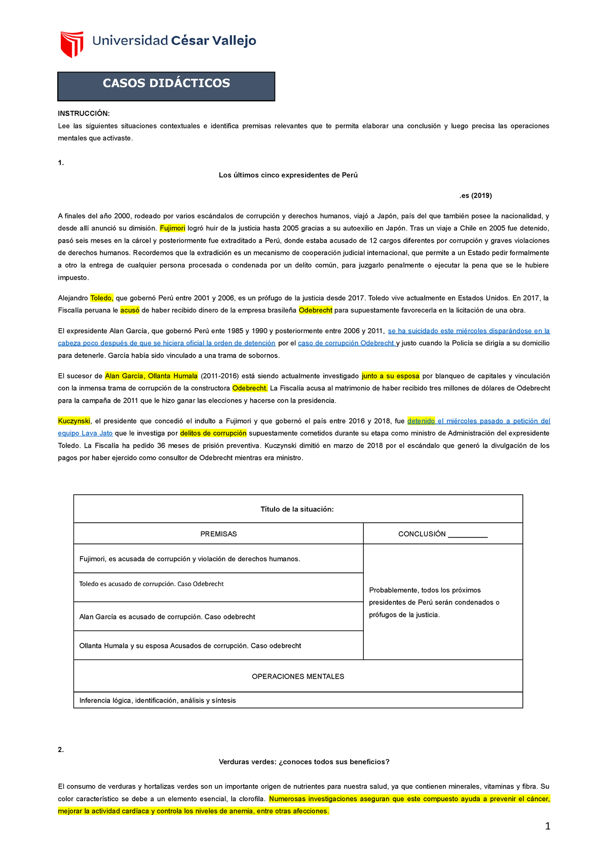 Caso Practico De Inferencias Inductivas Y Deductivas Grupo 1 Revisado