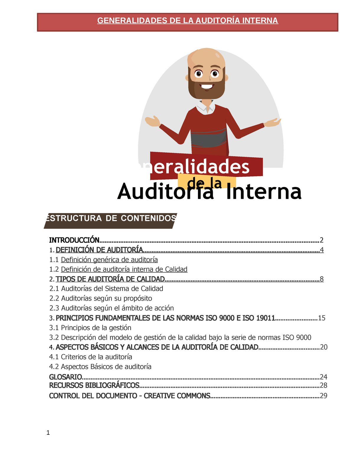 Generalidades De La Auditoria Interna 1 Generalidades Auditoría