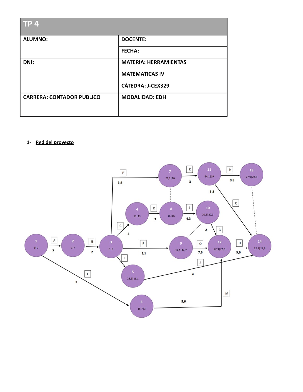 Tp4 Herramienta Matematicas Iv Tp 4 Alumno Docente Fecha Dni