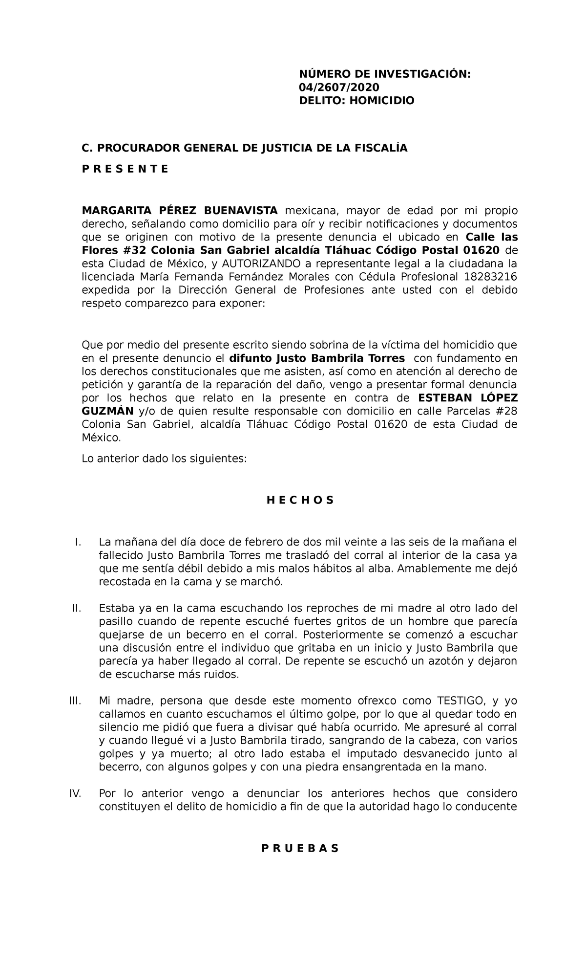 Introducir 60 Imagen Modelo De Denuncia Por Intento De Homicidio