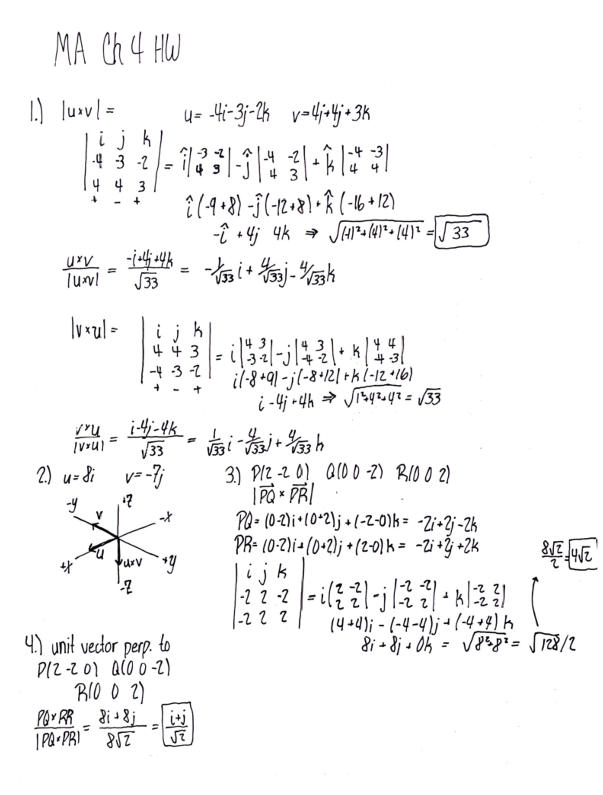 Calculus B Hw 4 Ma Ch 4 Hw Luxv I J K 4 3 4 4 3 1431 4 4 4 4