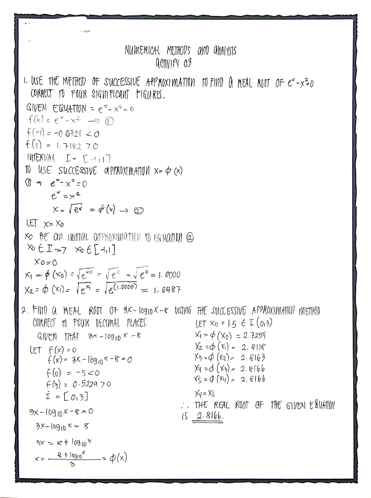 Numerical 03 Bs Electrical Engineering Studocu