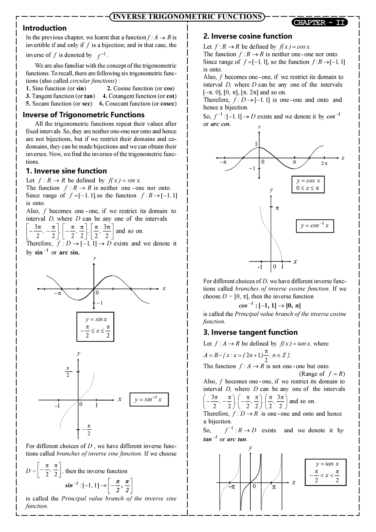 Inverse Trigonometric Function Plus Two Inverse Trigonometric