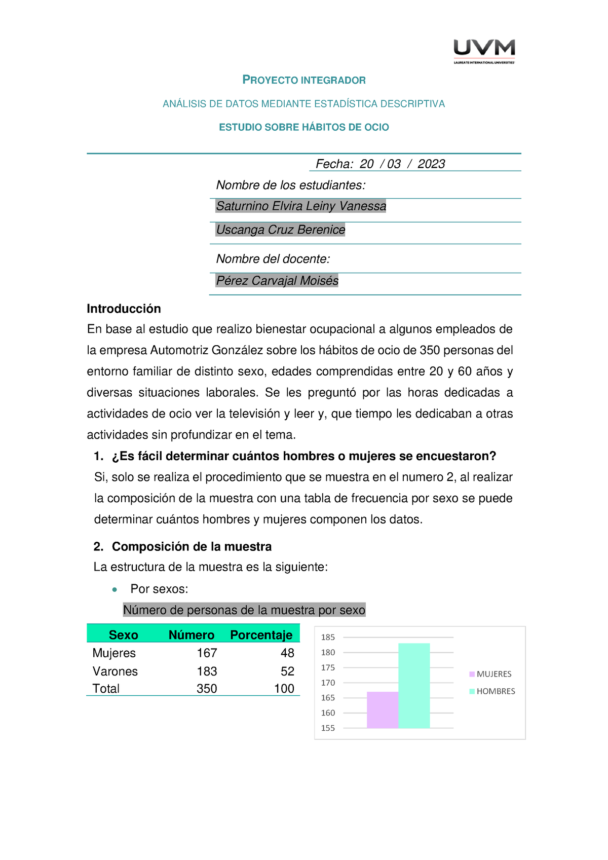 Acitividad 2 Blackboard Estadistica Descriptiva Uvm Studocu