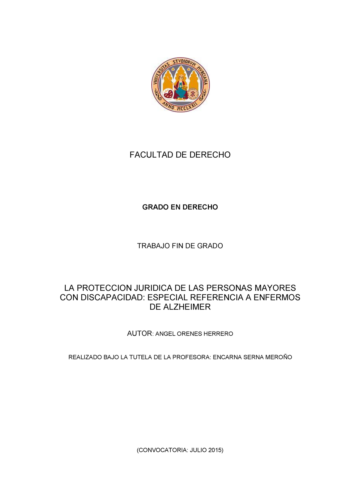 Tfg Ejemplo Facultad De Derecho Grado En Derecho Trabajo Fin De Grado