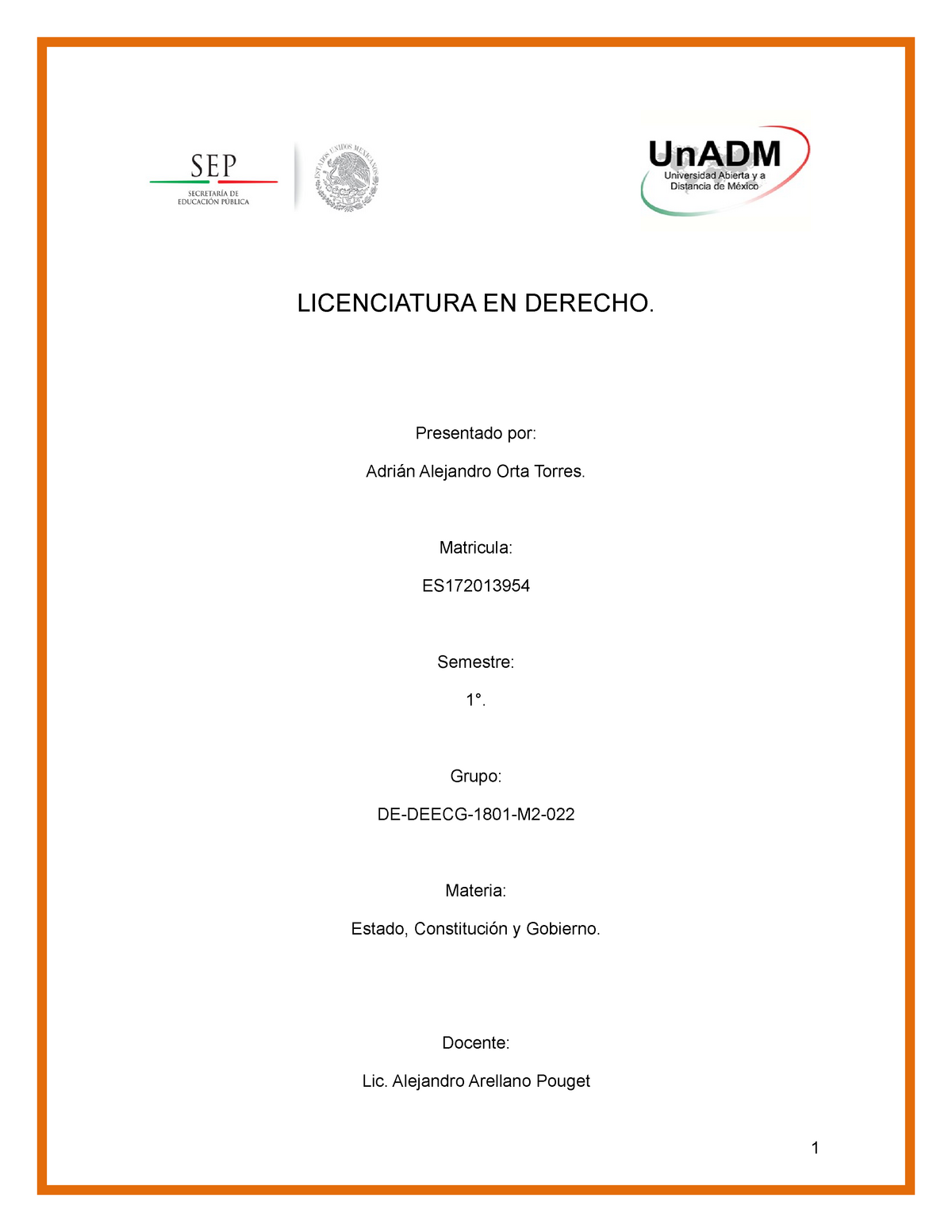 M2 U1 S2 Aaot Hecho Acto Y Sujetos De Derecho Licenciatura En