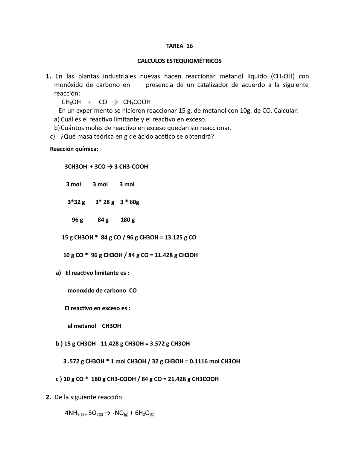 Tarea 16 Quimica General 17871 Utp Studocu