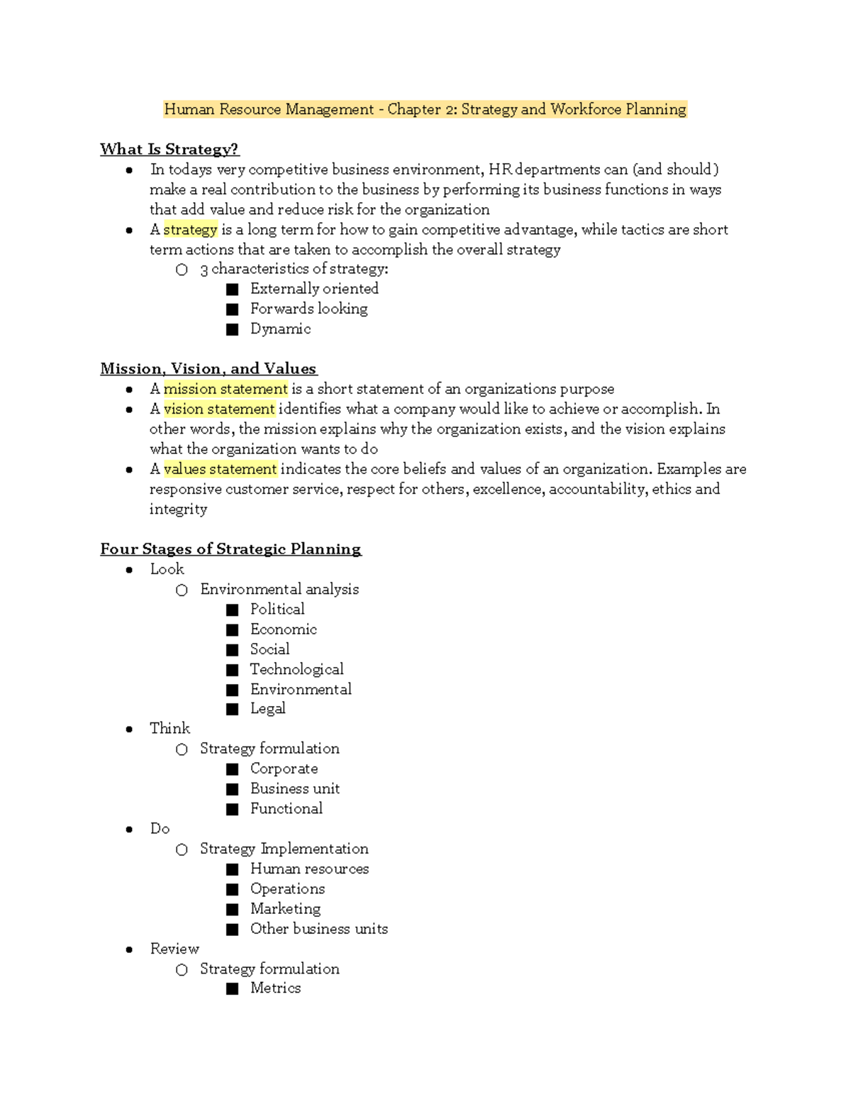 Hrm Chapter 2 Human Resource Management 3273 Human Resource