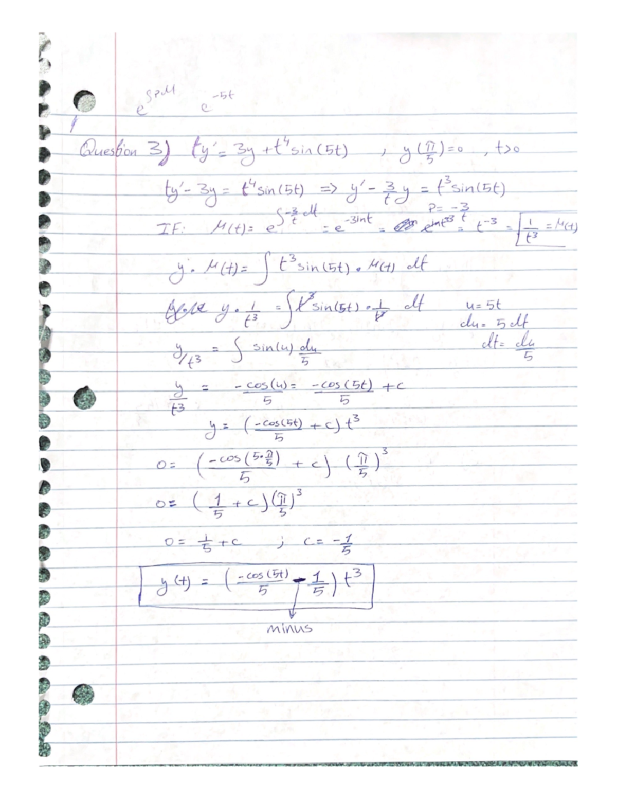 Quiz 1 235 Step By Step Solutions To 3 Problems Mth 235 Studocu