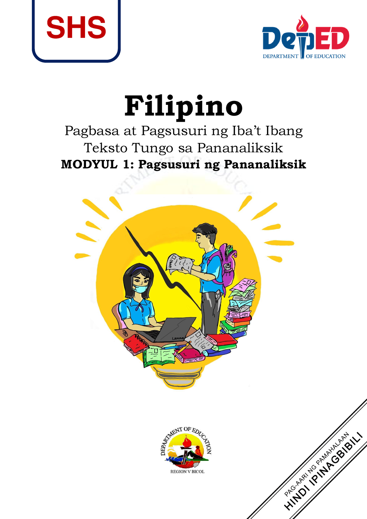 Fil 11 Pagbasa K4 M1 Modyul 1 Pagsusuri Sa Pananaliksik Filipino