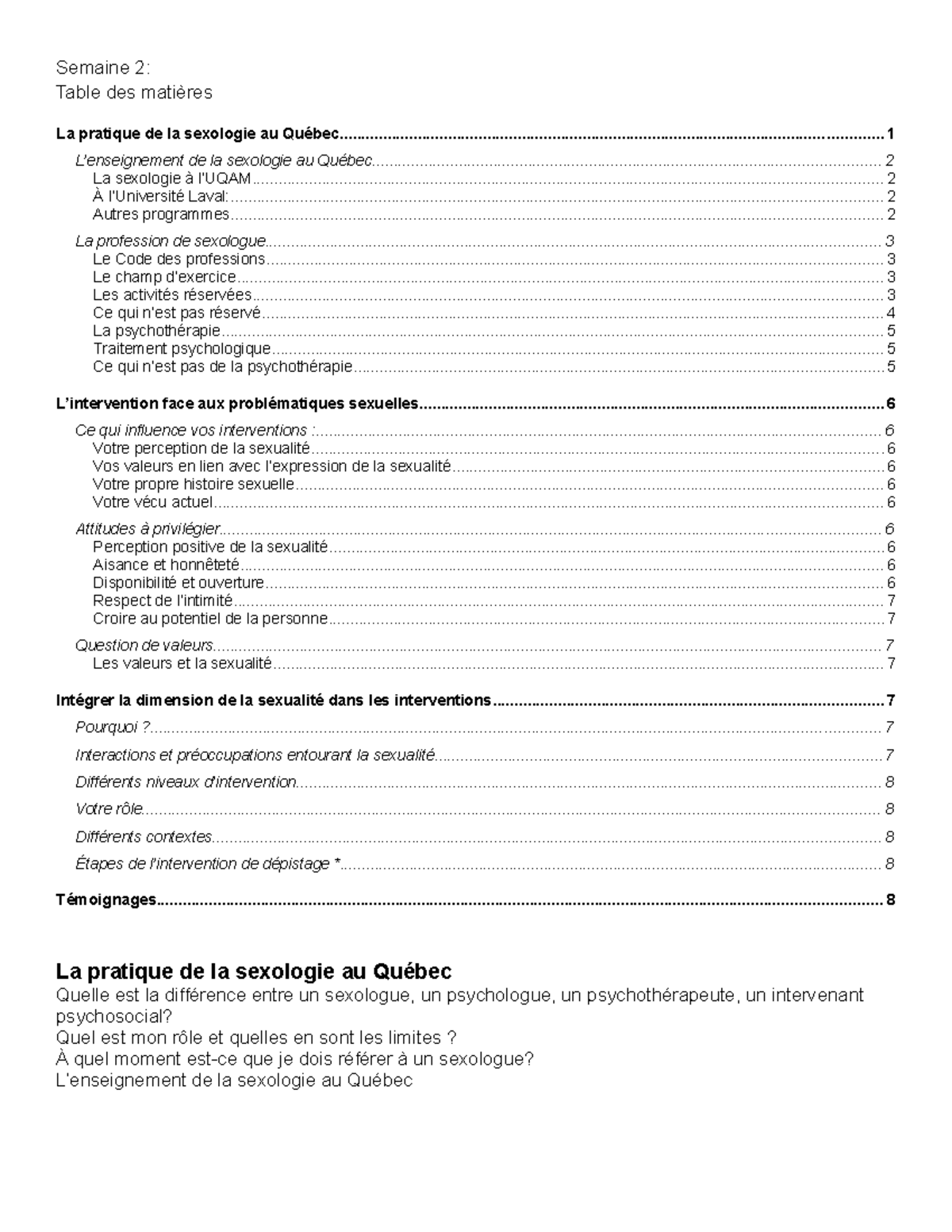 2 Module 2 Intégrer La Dimension De La Sexualité Dans Les