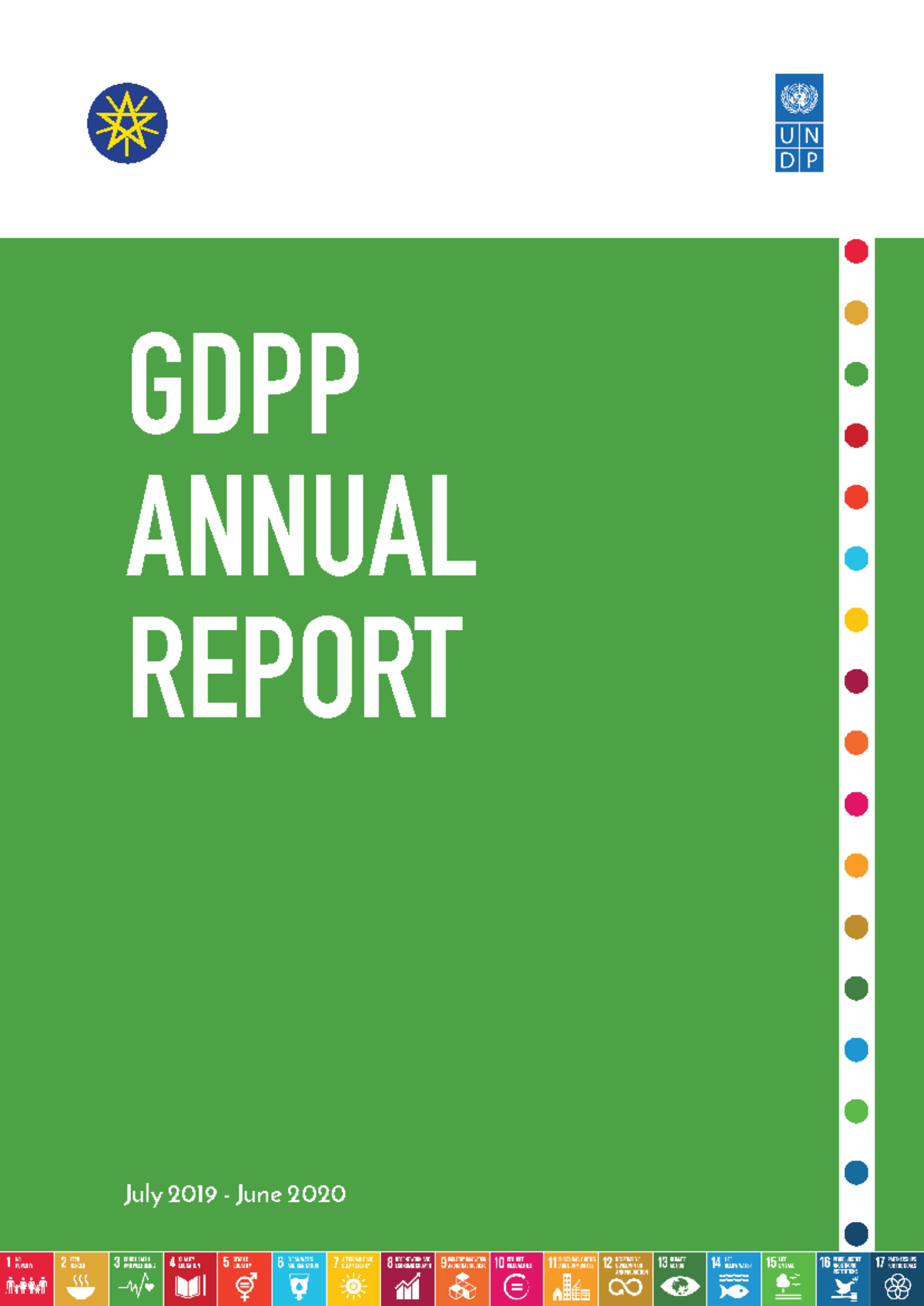 Undp Gdpp Annual Report 2019 2020 July 2019 June 2020 Gdpp Annual