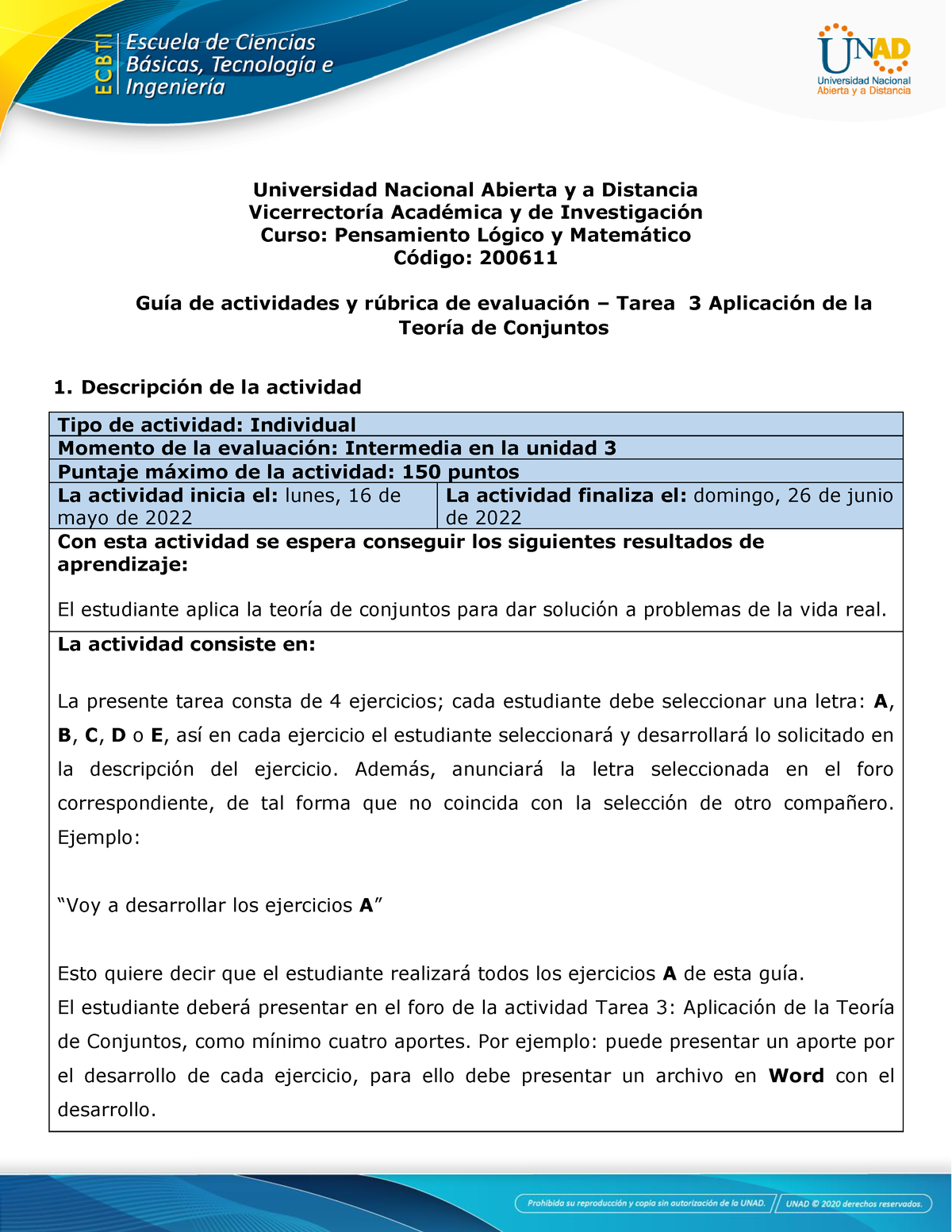 Guía De Actividades Y Rúbrica De Evaluación Unidad 3 Tarea 3