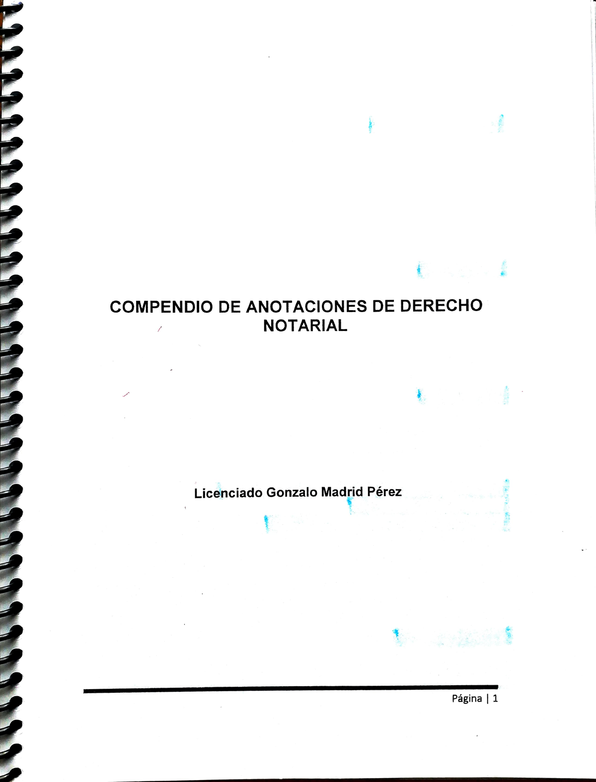 Madrid Pérez Gónzalo Derecho Notarial Fase Privada Compendio De