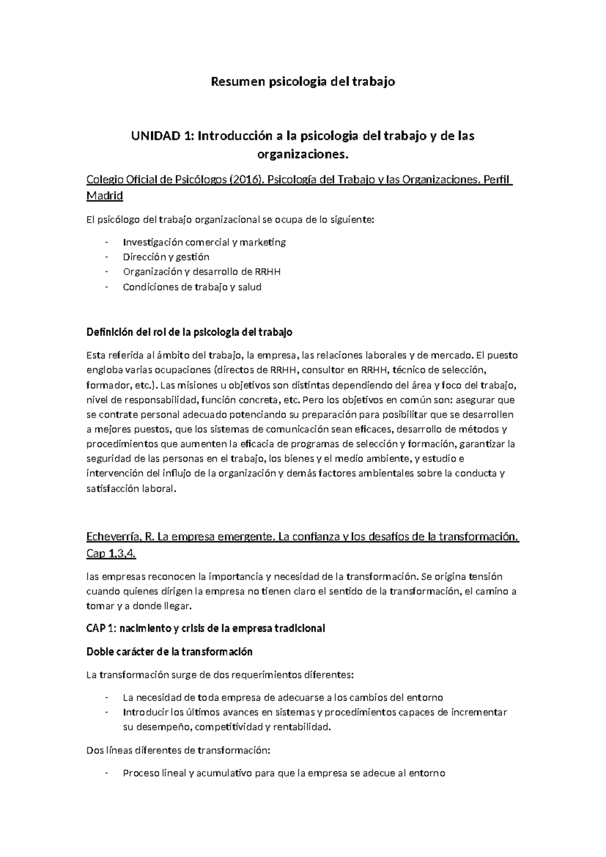 Resumen Parcial Psicologia Del Trabajo Resumen Psicologia Del Trabajo