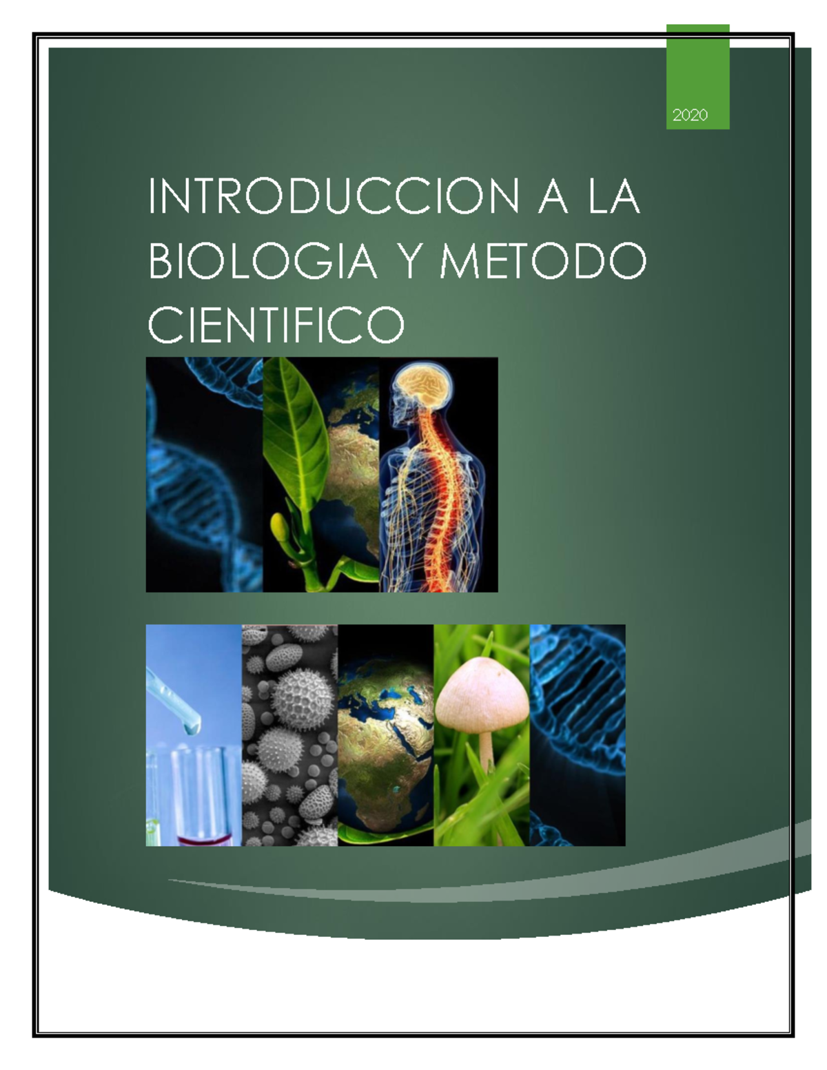 Introducción A La Biología Y Descripción Del Método Científico