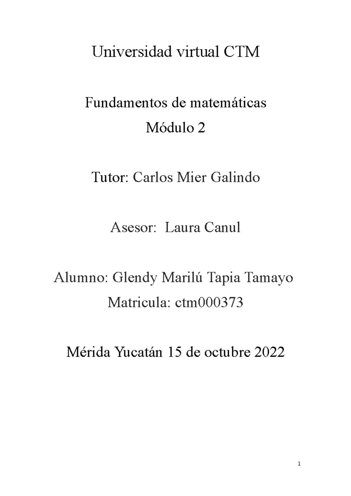 Actividad 2 Fundamentos De La Matematica Universidad Virtual Ctm