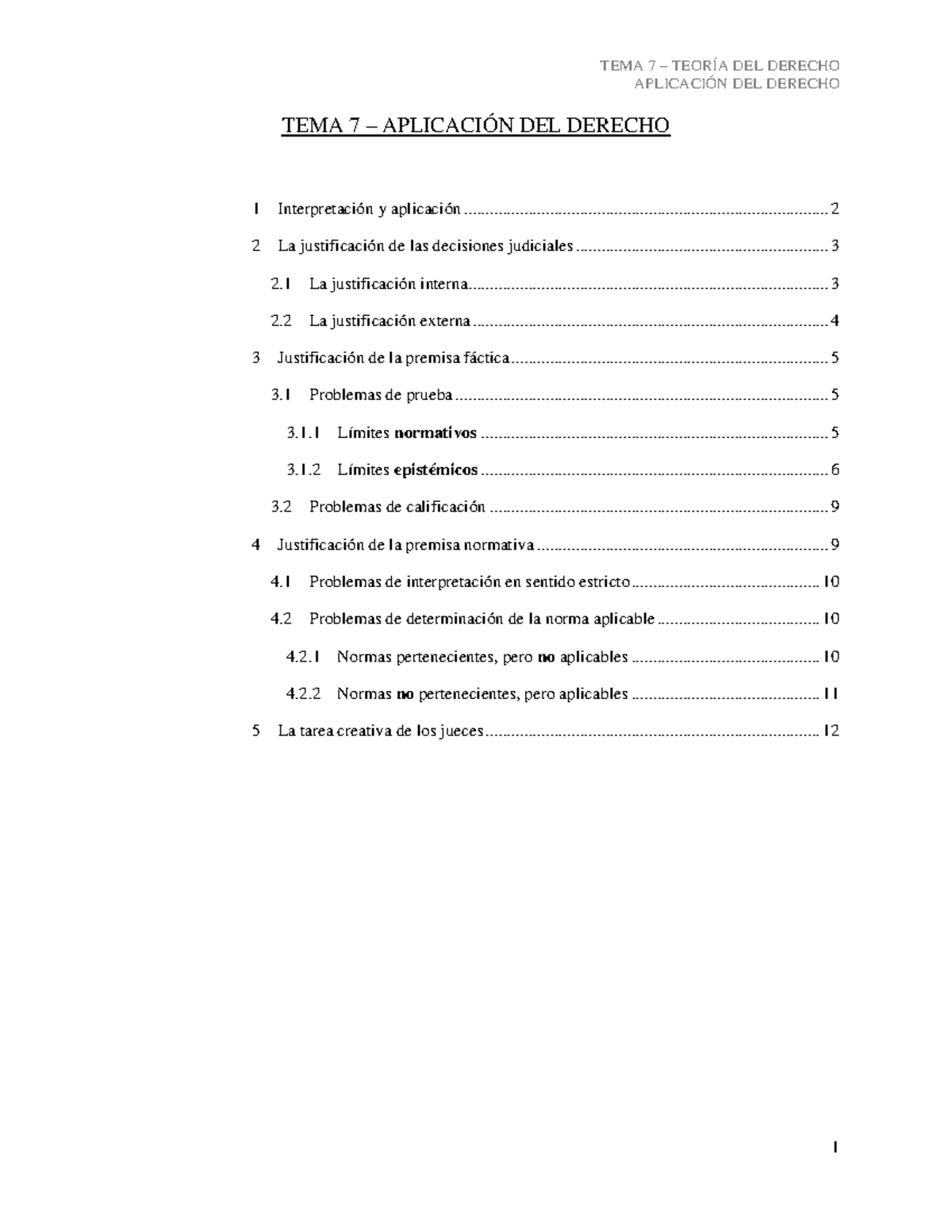 Tema 7 Teoria Del Dret Llibre Aplicación Del Derecho AplicaciÓn Del